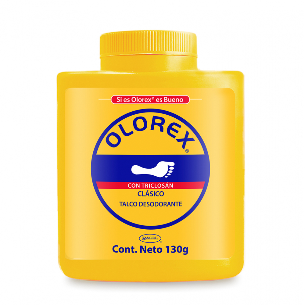 Talco clásico y mentolado para los pies Olorex (130 g / 4. 58 oz ...
