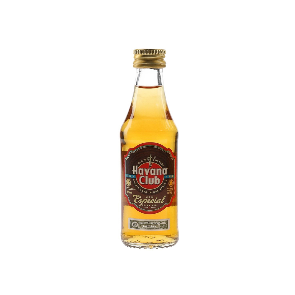 Ron añejo especial 40 % vol Havana Club (50 ml) - Envios Cubamerica LLC