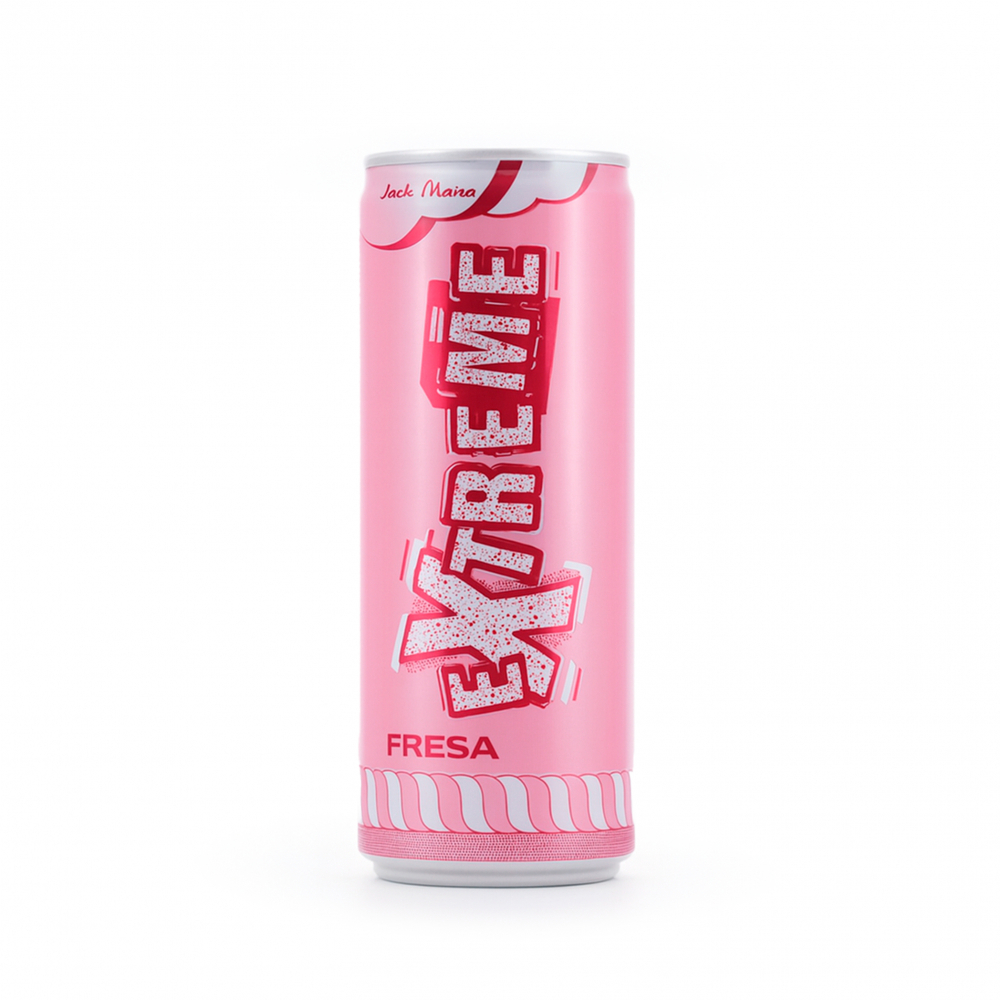 Bebida energizante sabor fresa y nata Fast Power Extreme (250 ml ...