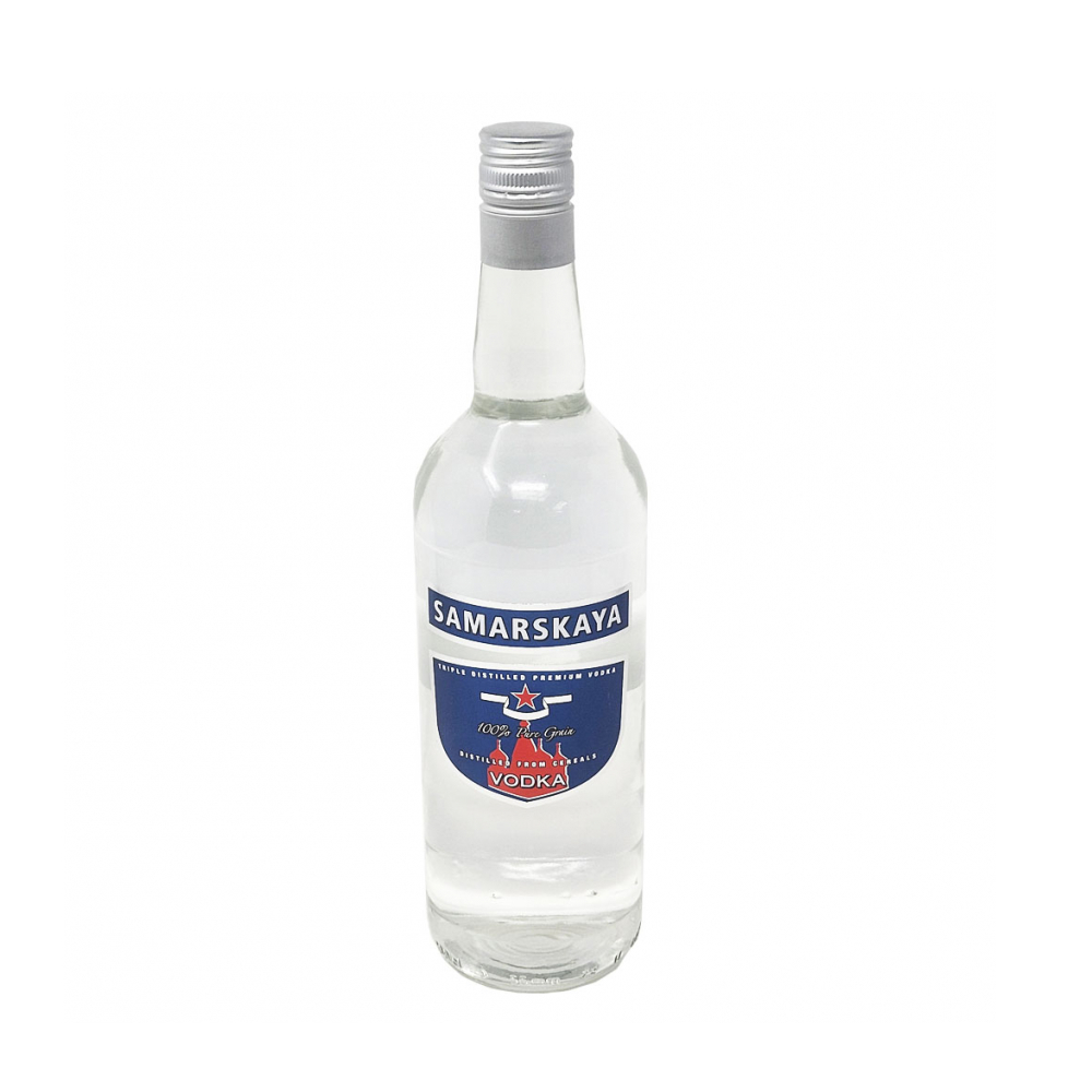 Botella de vodka 37. 5 % vol Samarskaya (1 l) - Envios Cubamerica LLC