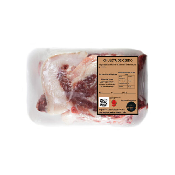 Chuleta de cerdo Pida (1 kg / 2. 2 lb) - Envios Cubamerica LLC